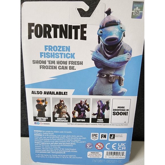 Fortnite | Toys | Fortnite Frozen Fishstick 28 Points Of Articulation ...
